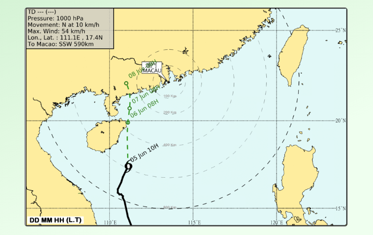 Macau | Tropical cyclone signal no. 1 hoisted, ferry services ‘may ...